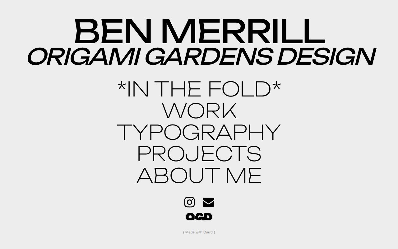 Ben Merrill Design Portfolio